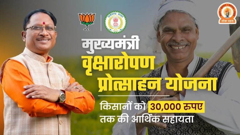 Mukhyamantri Vriksharopan Protsahan Yojana - किसान को मिलेंगे 30,000 रुपए